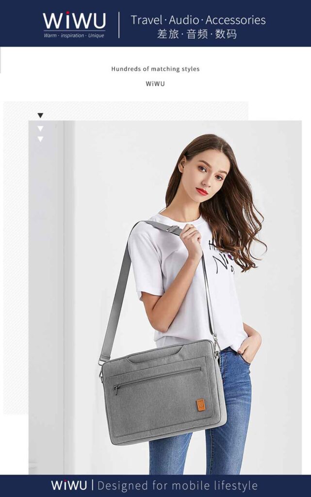 WiWU Pioneer Laptop Hand Bag - WiWU Pakistan